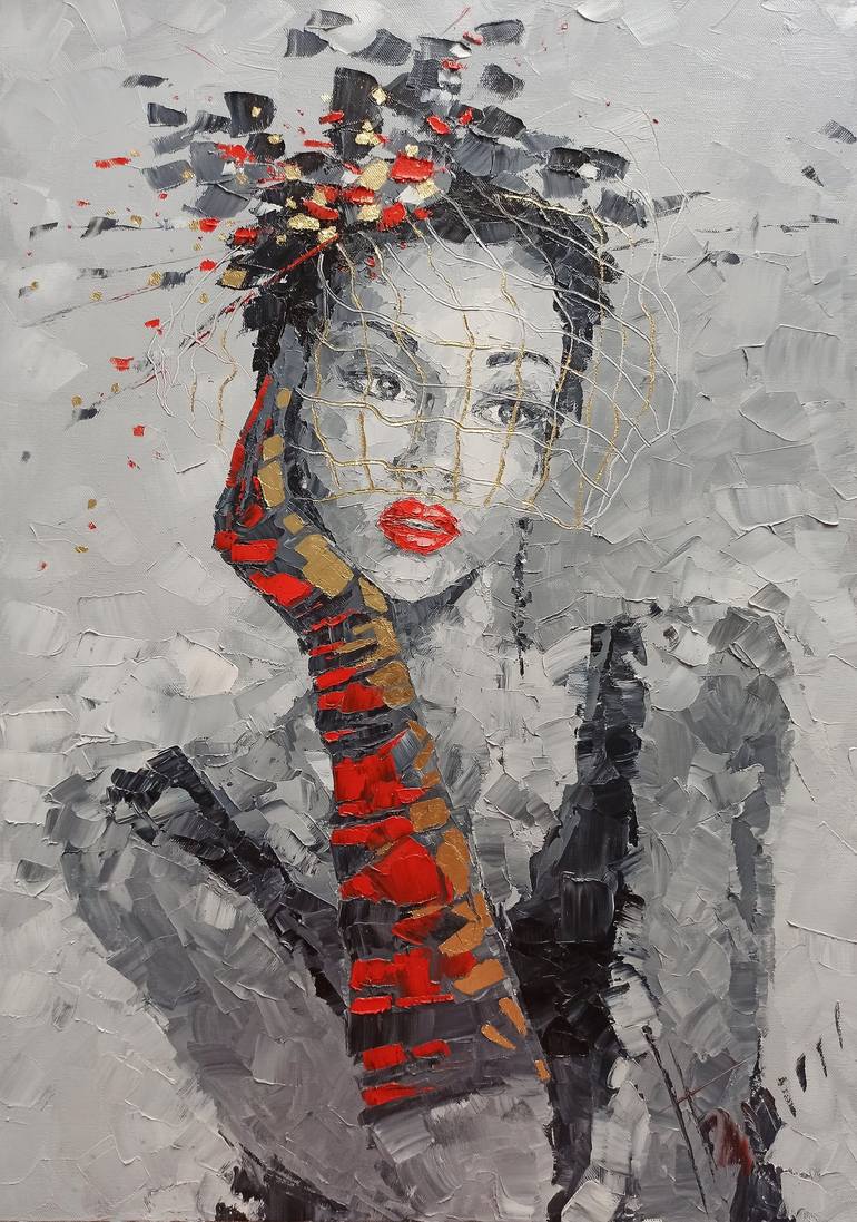 Beautiful woman Painting by Natalia Bykova | Saatchi Art