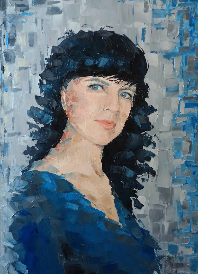 Portrait of Natalie Painting by Natalia Bykova | Saatchi Art