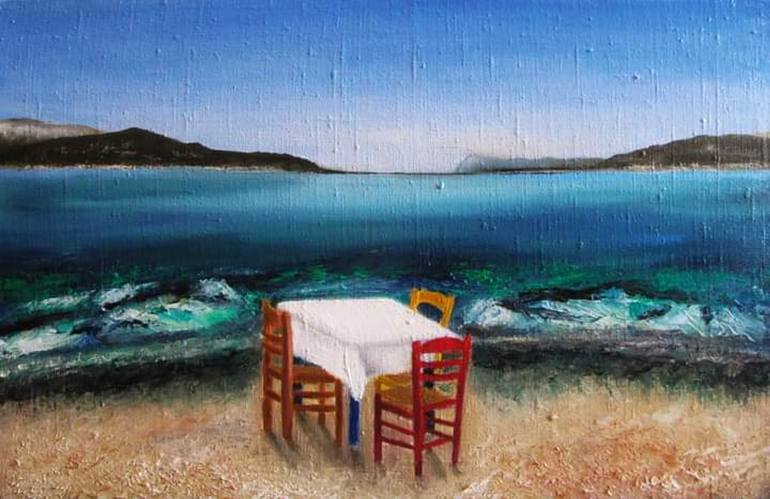 The absent Painting by Gerasimos Parisis | Saatchi Art