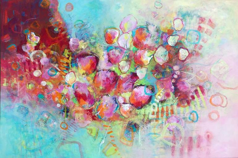 Exuberance Painting by Jenny Shaw | Saatchi Art