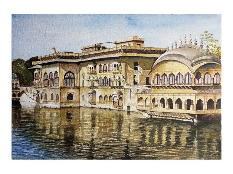 Palatial Painting by Aarushi Fatehpuria | Saatchi Art