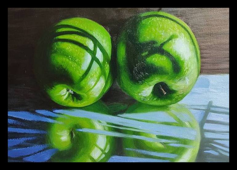 Apples in Shadow/Manzanas en Sombra Painting by Irina EndorphineArt ...
