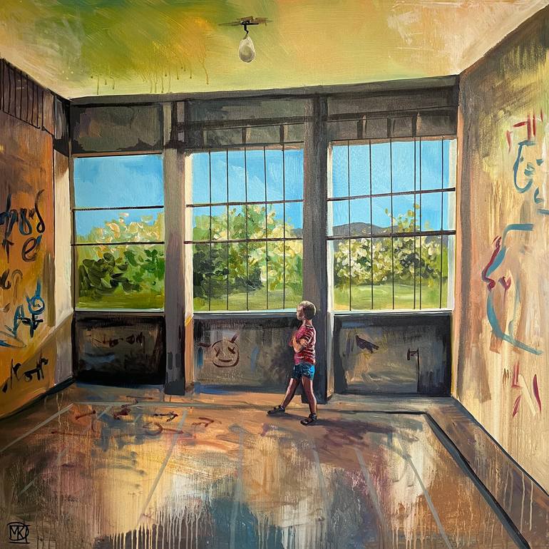 Inner Child Painting by Maria Kireev | Saatchi Art