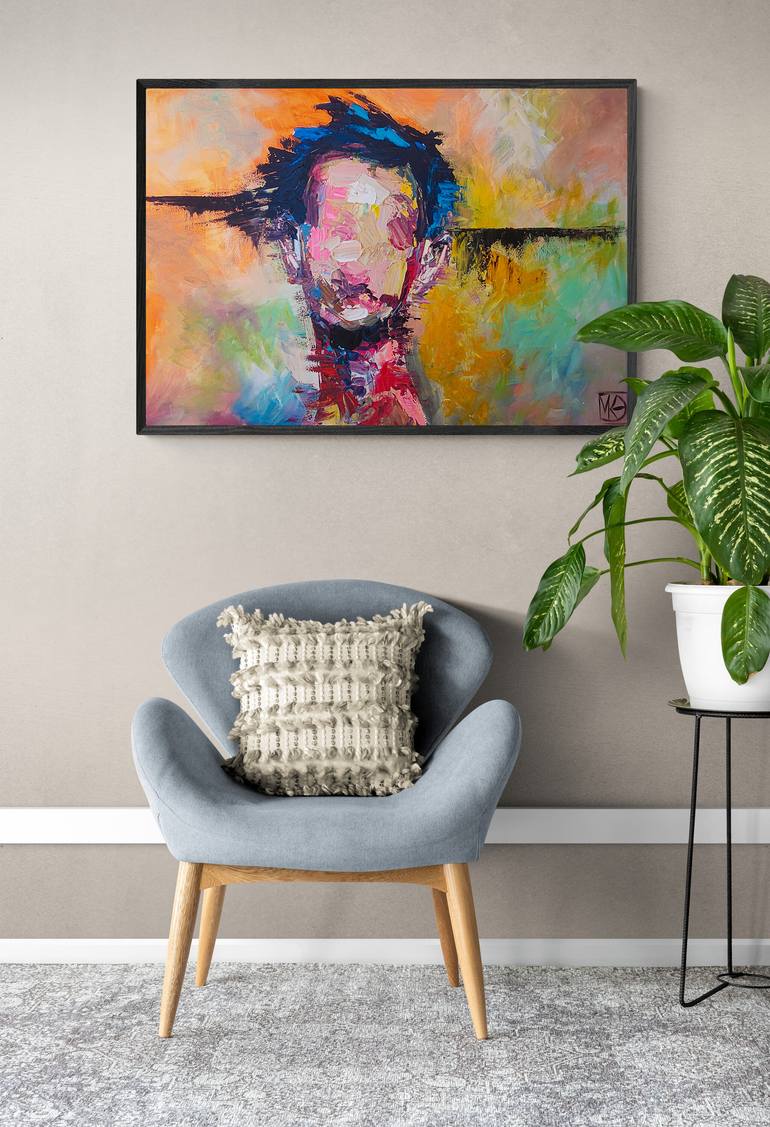 Abstract without face Painting by Maria Kireev | Saatchi Art