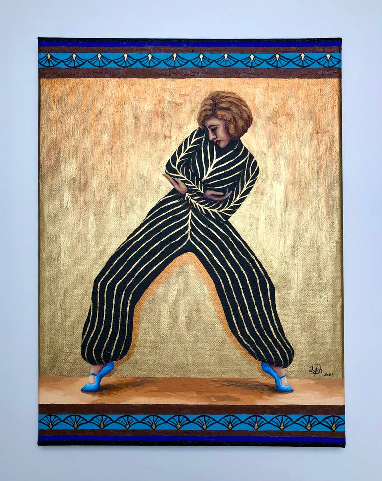 Dance Art Déco Painting by Andrea Isch | Saatchi Art