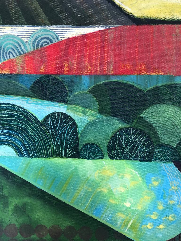 A Gliders View Painting by Janette Ralph | Saatchi Art