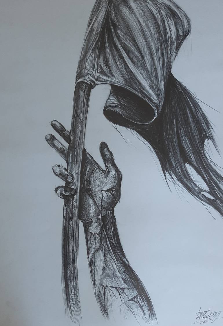 FLAG Drawing by Eric Askarov | Saatchi Art