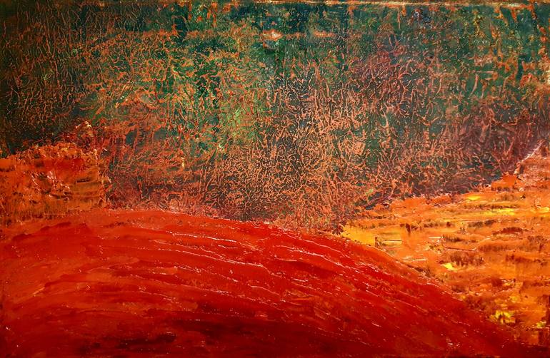 Red Painting by Per Hues | Saatchi Art