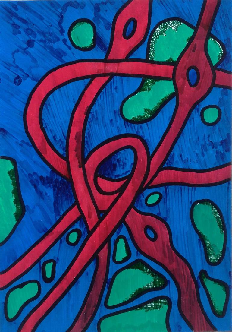 Vine II Drawing by Ajibola Adekanmbi | Saatchi Art