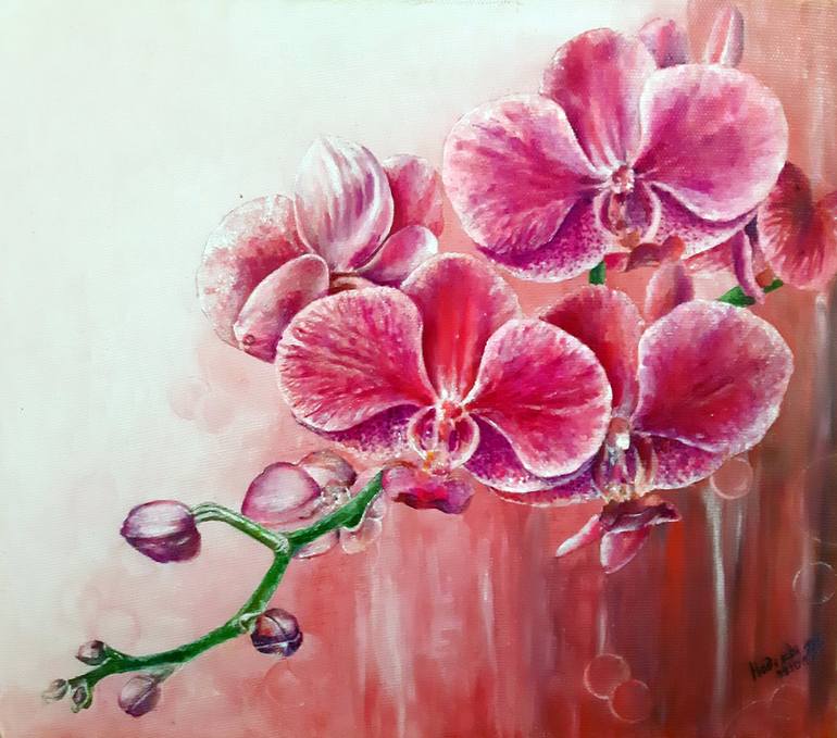 Оrchid Painting by Nadezhda Knyazeva | Saatchi Art
