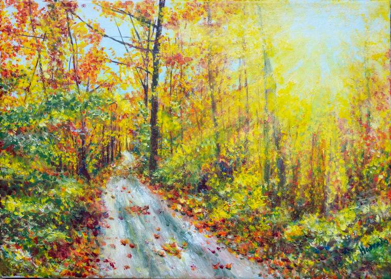 autumn Painting by Nadezhda Knyazeva | Saatchi Art