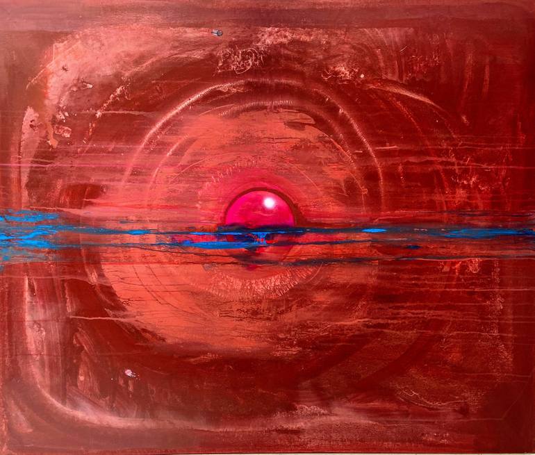 ORB birth of an idea Painting by PJ Riley | Saatchi Art