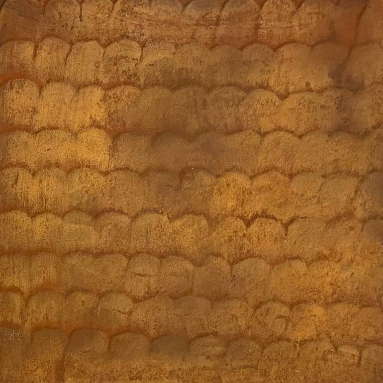 Rust Fish Scale Painting by Kelly L Walker | Saatchi Art