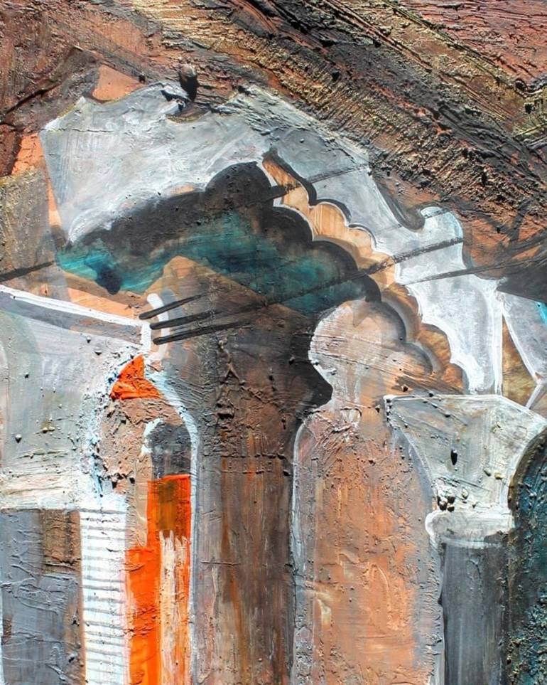 Lahore Qila Painting by Rida Fatima | Saatchi Art