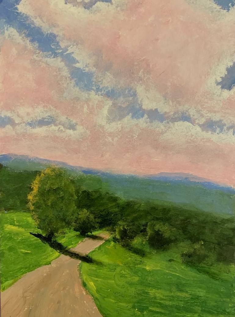 On a Drive Painting by Ranji David | Saatchi Art