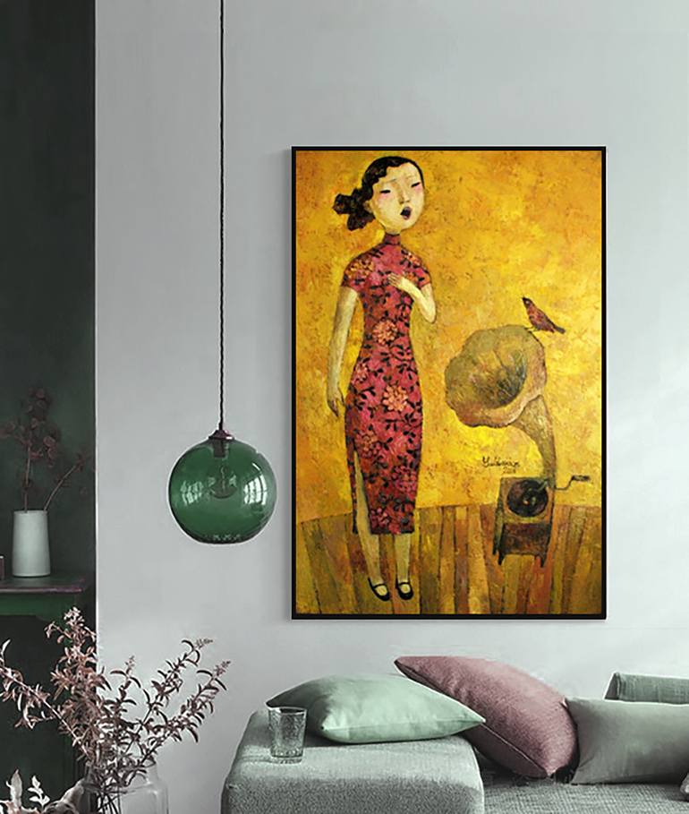 Trio Painting by Julia Yulduskhon Repikhova | Saatchi Art