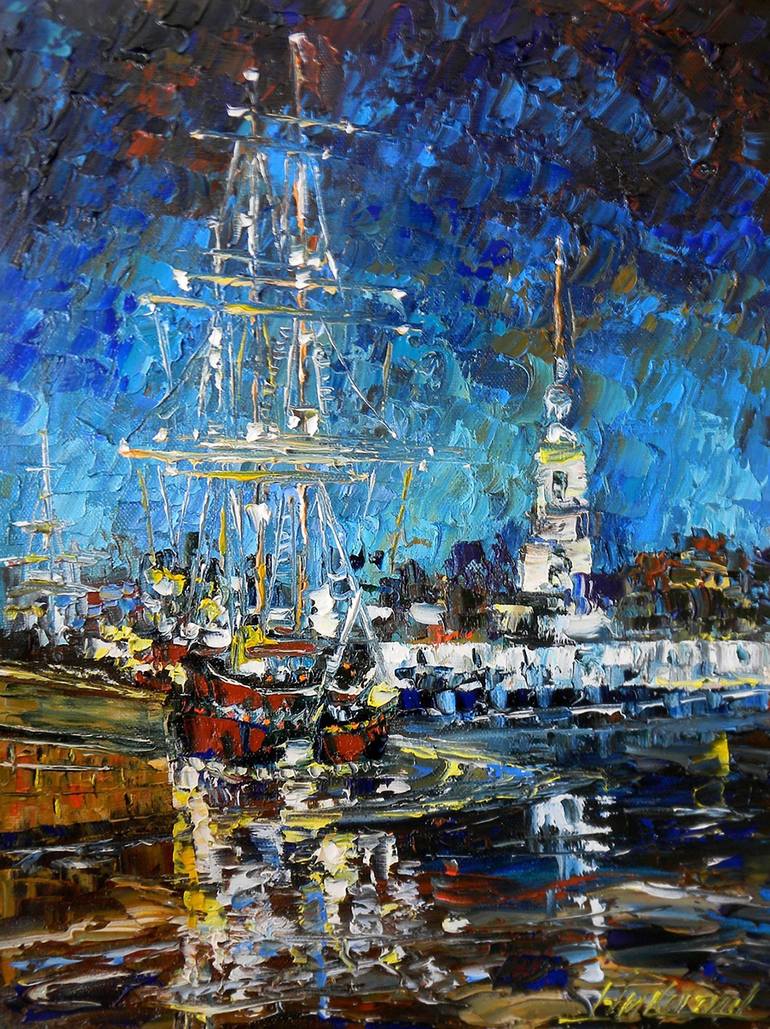 On a raid Painting by Alexandr Nikitin | Saatchi Art