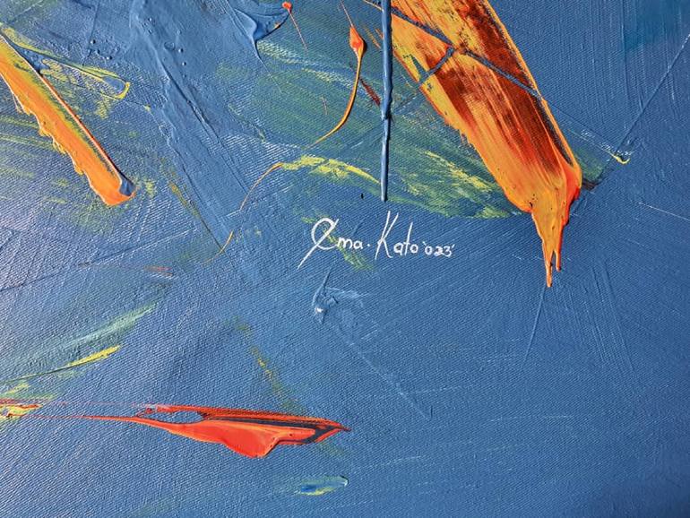 Standing strong Painting by Ema Kato | Saatchi Art