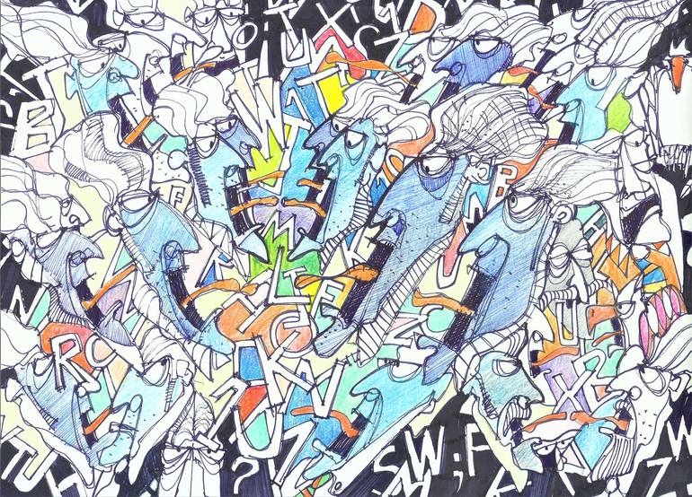 senza parole Drawing by alberto piancastelli | Saatchi Art