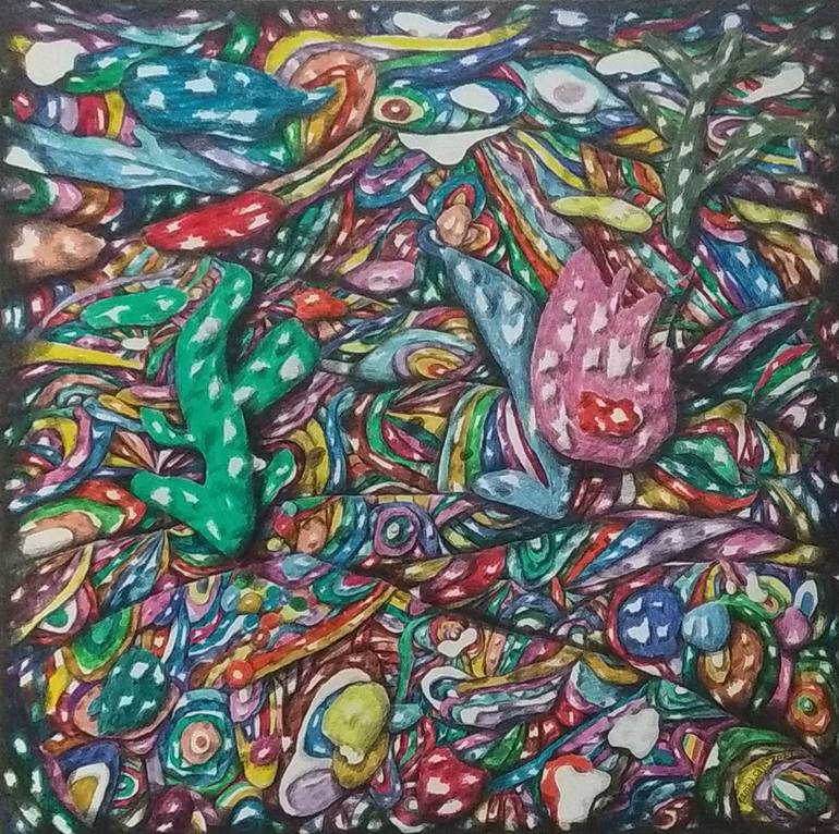 Lepas Drawing by Ismed Sajo | Saatchi Art