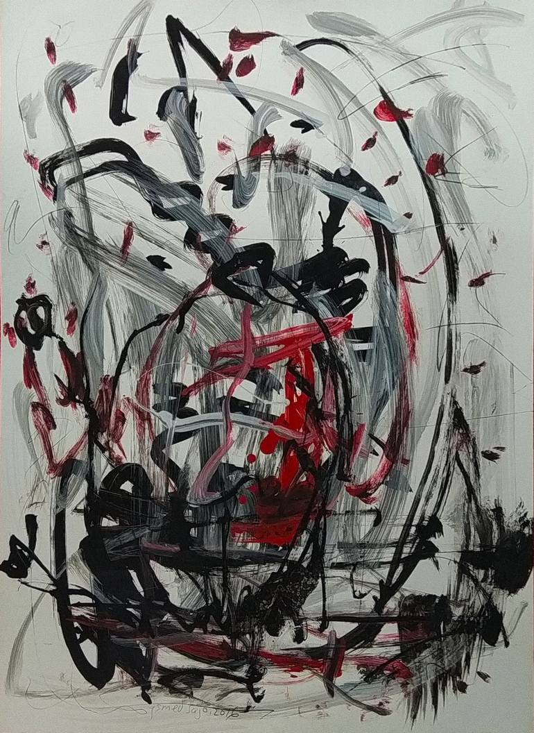 Coretan Dalam Painting by Ismed Sajo | Saatchi Art