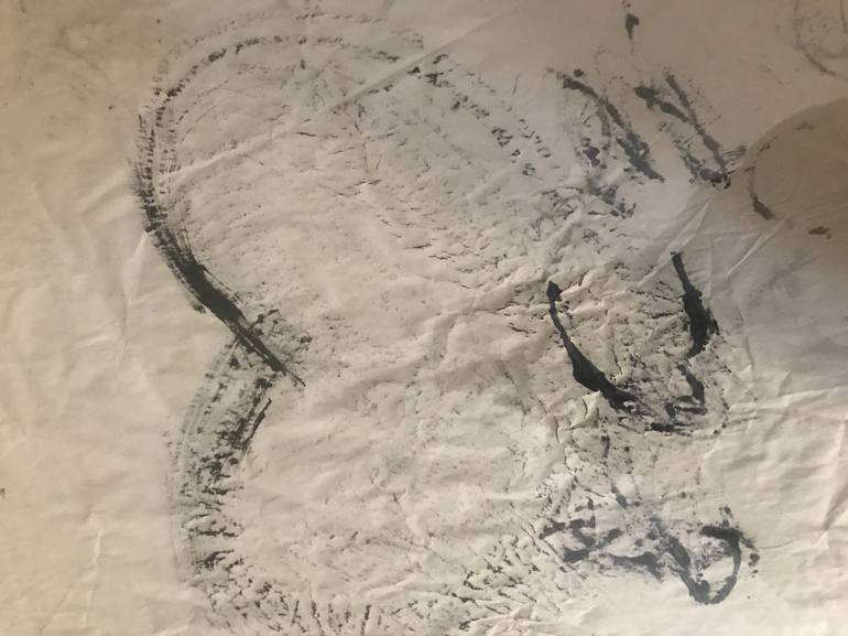 Black Heart Drawing by Jose Meraz | Saatchi Art