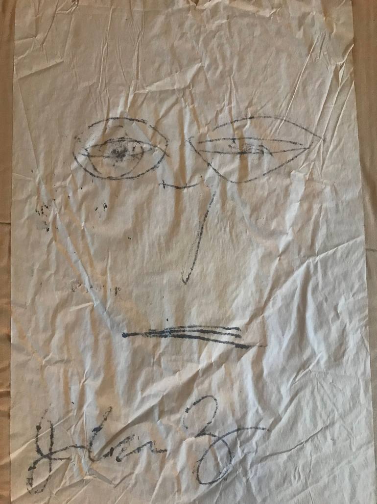 Backup face Drawing by Jose Meraz | Saatchi Art