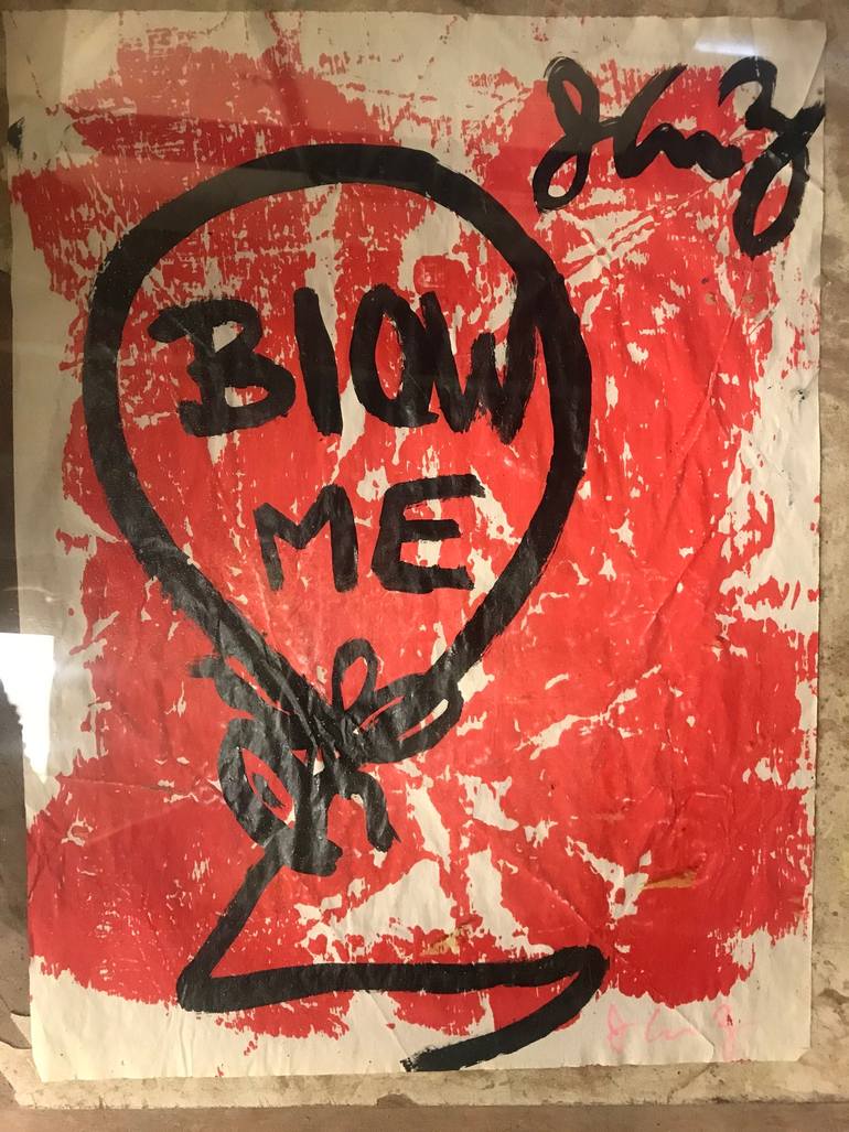 Ballooning a wall Drawing by Jose Meraz | Saatchi Art