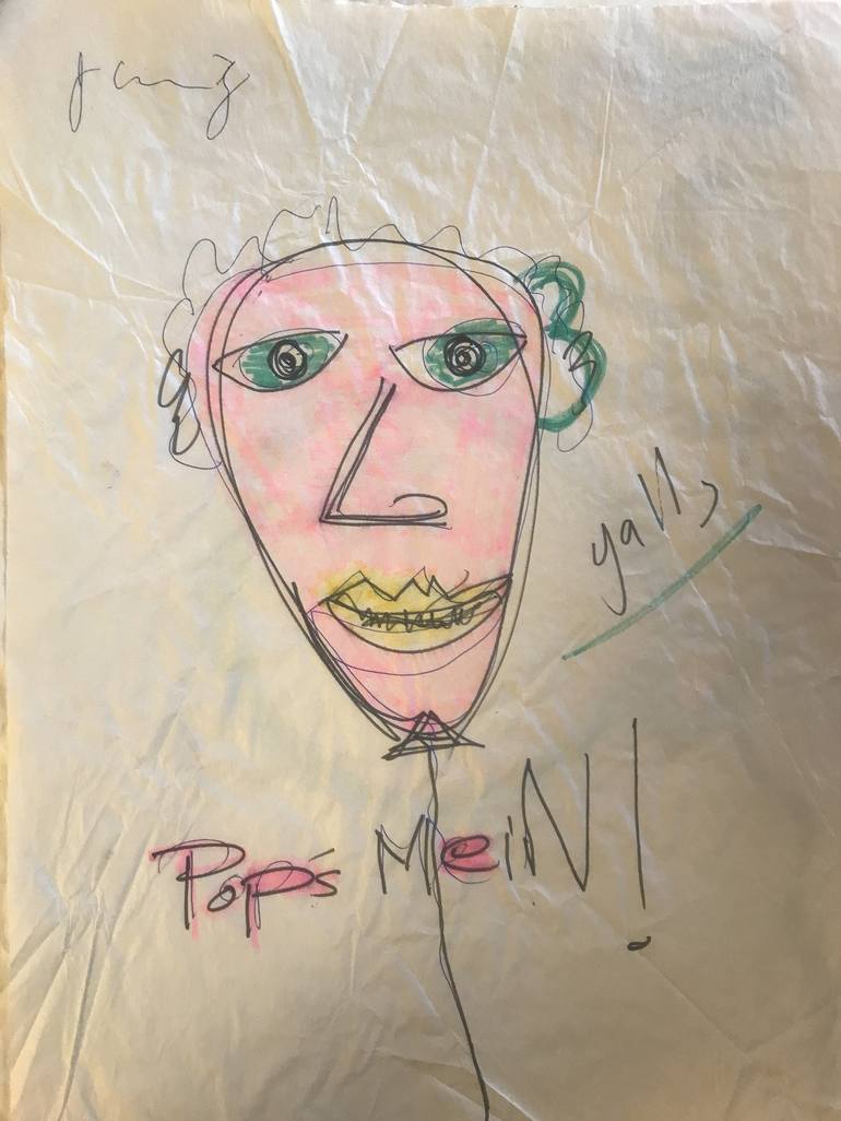 Don’t toke my balloons Drawing by Jose Meraz | Saatchi Art