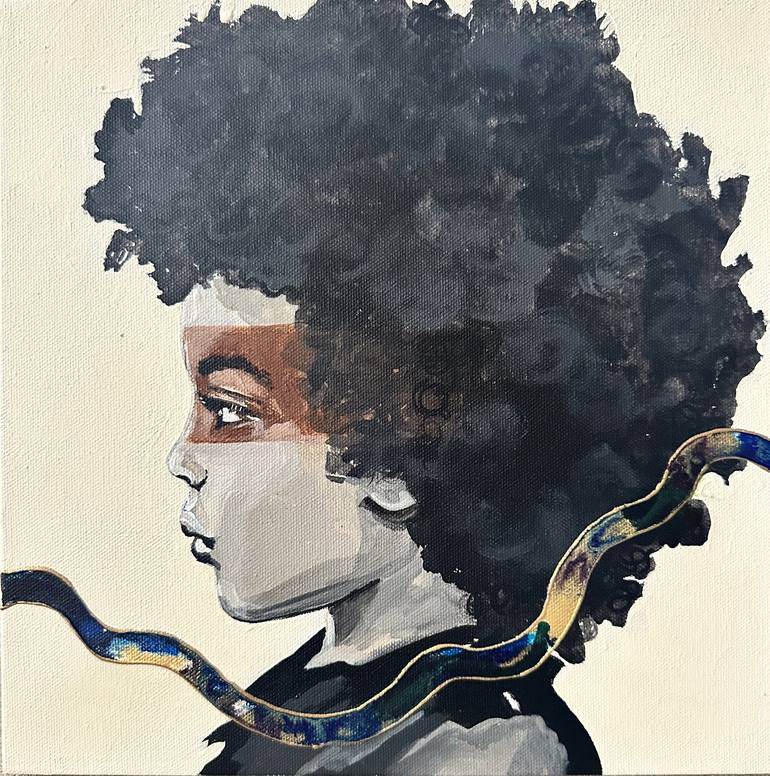 In the eyes of a child! Painting by Bharathi Dev | Saatchi Art