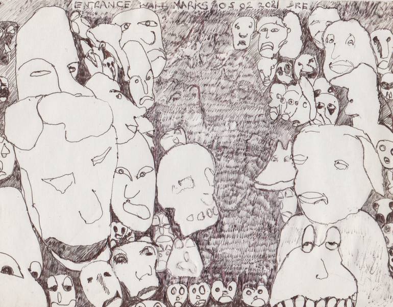 The Ancestors Are With US Drawing by Jonathan Effemey | Saatchi Art