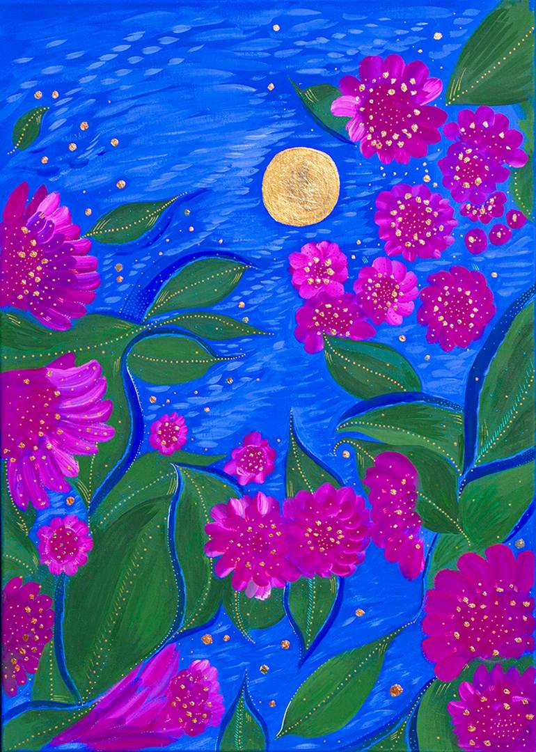 Nocturno Painting by Simona Pavlovic | Saatchi Art