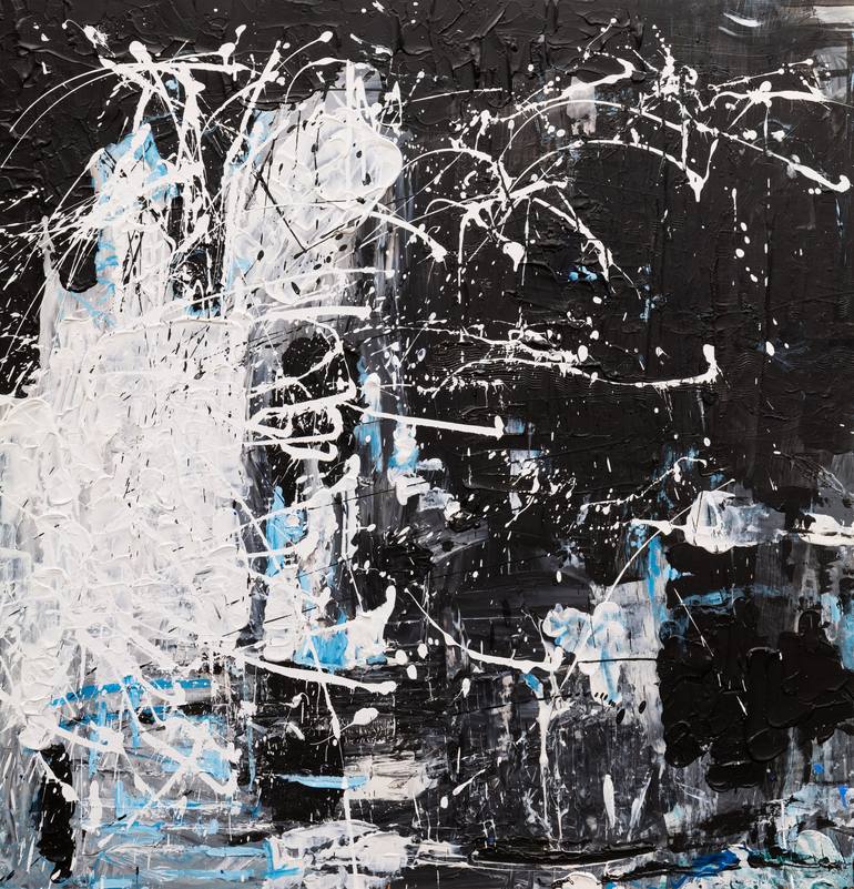Jazzy Noir Painting by Rachel Ruff | Saatchi Art