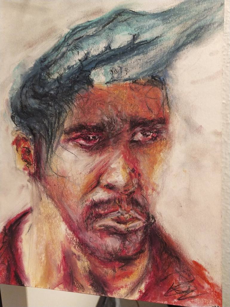 Modern Artpastel painting inspired by humility Drawing by Pavel Penchev ...