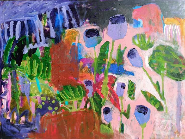 Golden Cage Painting by Simona Vojteskova | Saatchi Art