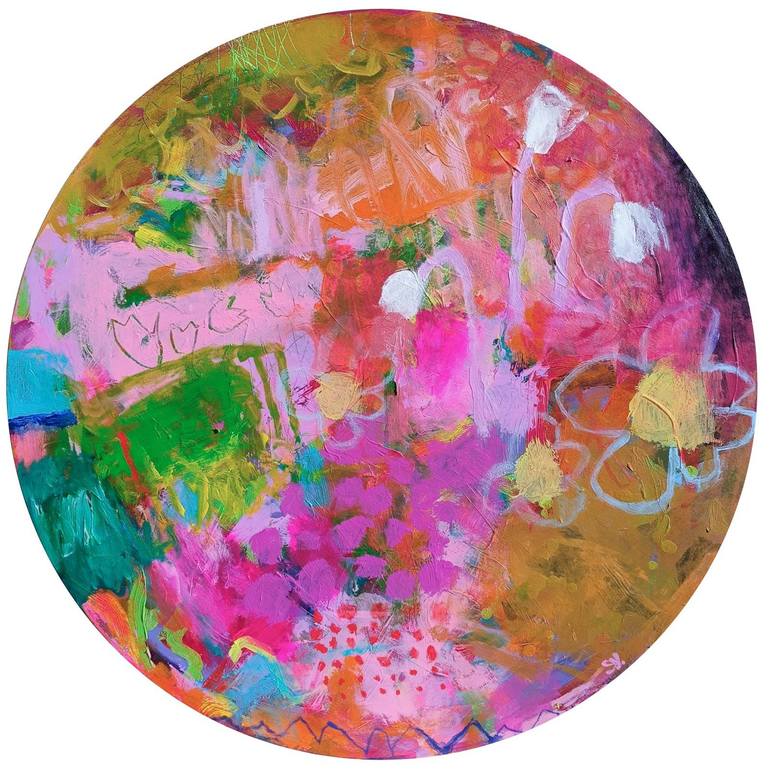 Inner Growth Painting by Simona Vojteskova | Saatchi Art