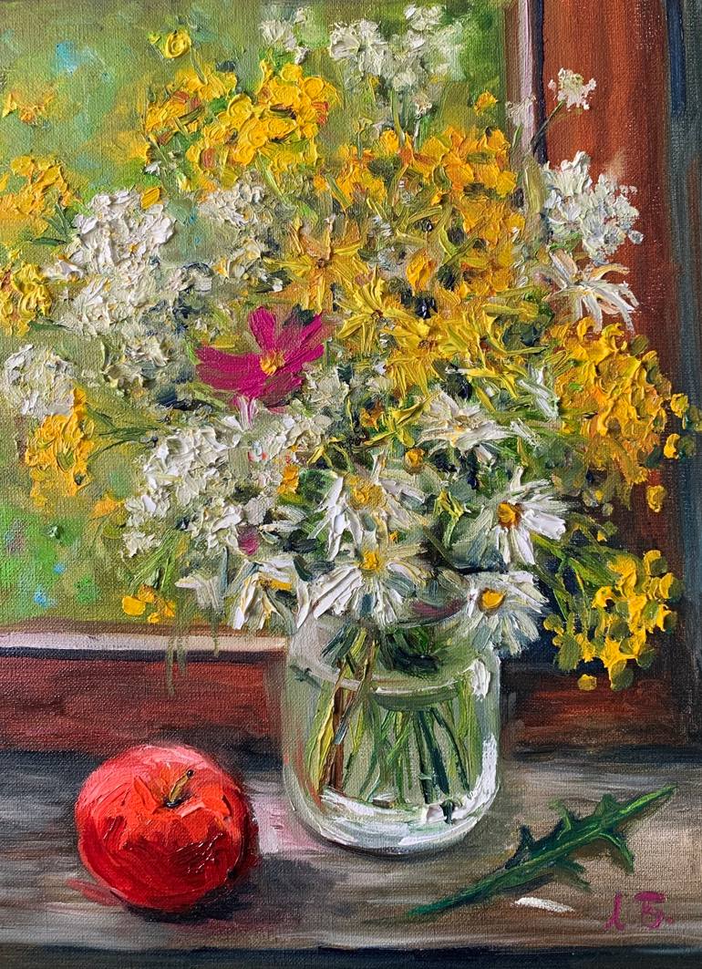 Among strangers Painting by Lyudmila Bezuglaya | Saatchi Art