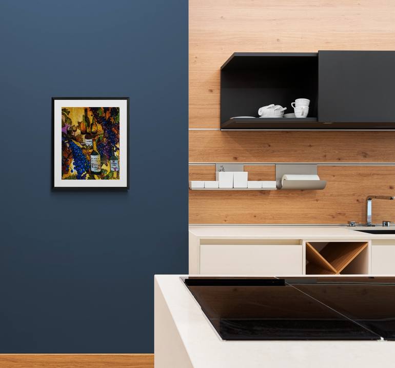 Wine a Little- Laugh A Lot Painting by Michael Hartstein | Saatchi Art