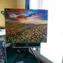 Poppy Panorama Painting by Michael Hartstein | Saatchi Art
