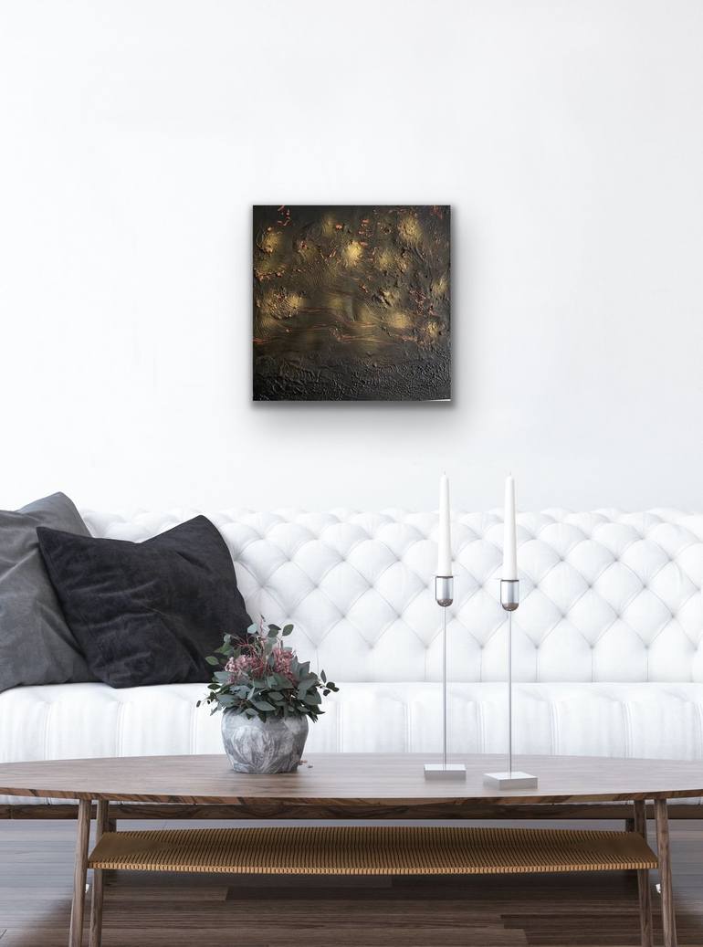 The Playful Darkness 60 cm x 60 cm - Acrylic Art painting Painting by ...