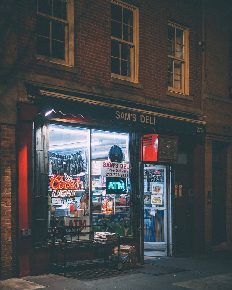 Sam's Deli, West Village Photography by Jon Bilous | Saatchi Art