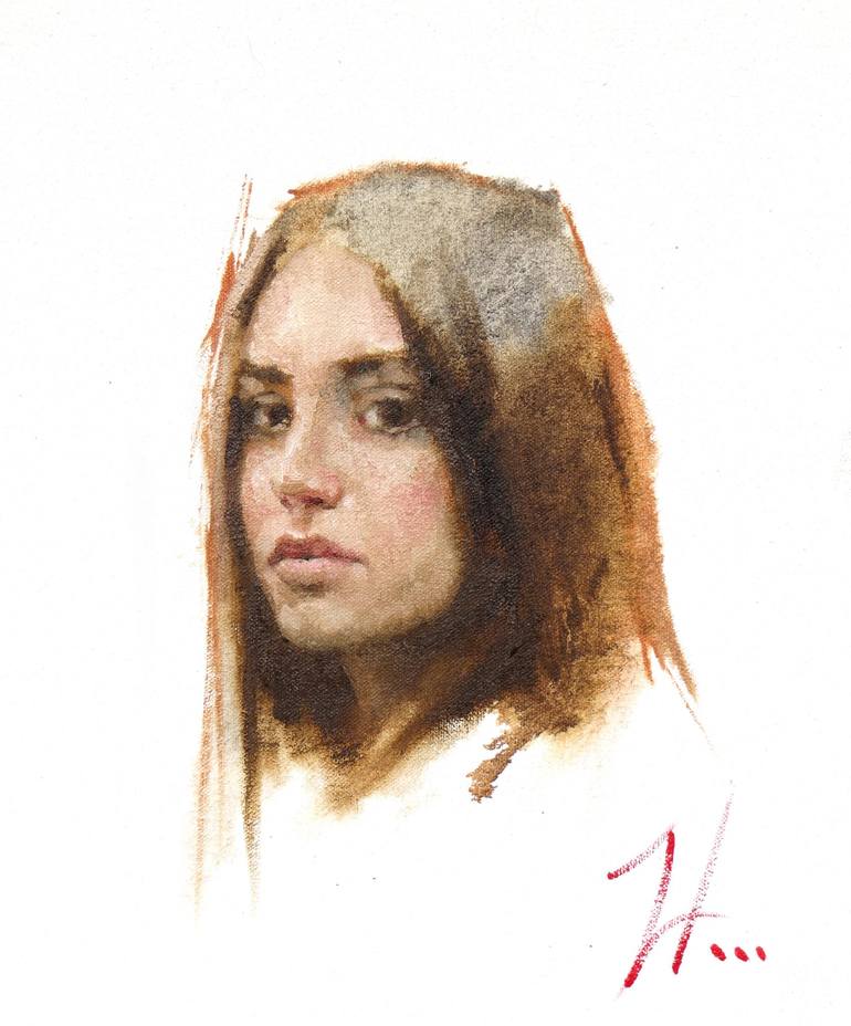 Lucy Painting by Jake Fern | Saatchi Art