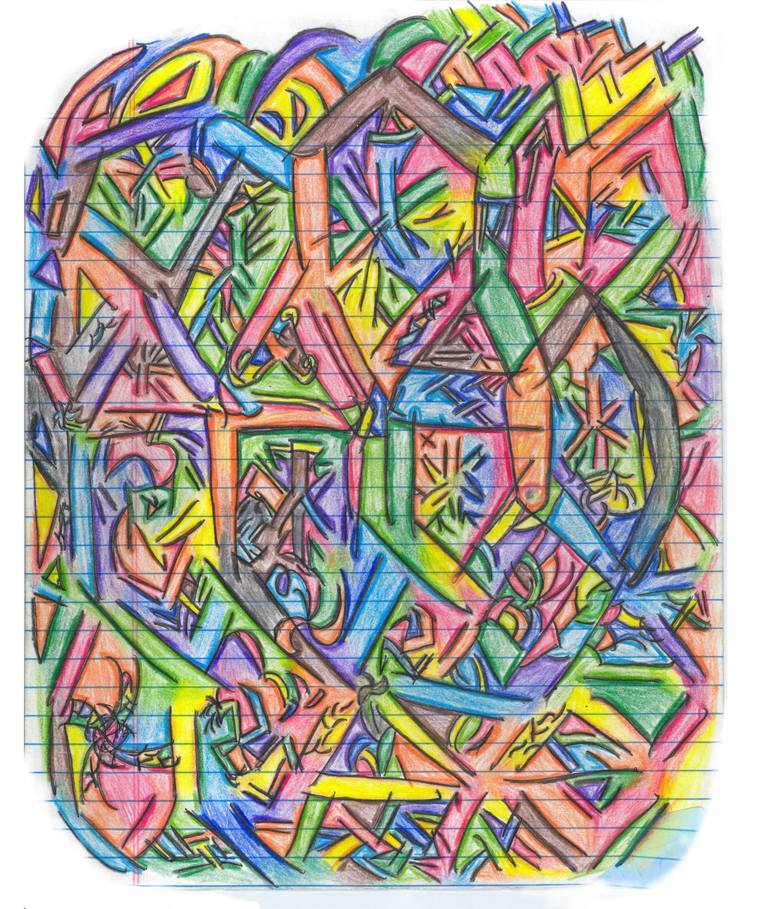 Intuitive Network Drawing by Ethan Gruman | Saatchi Art