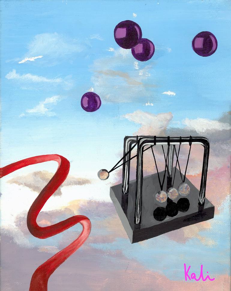 Floating cradle, still cradle Painting by Matangi Mahakali | Saatchi Art