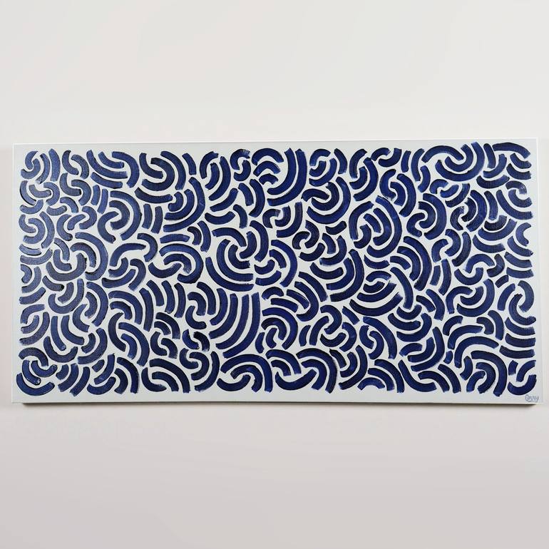 SPOONING IN BLUE Painting by David Gray | Saatchi Art