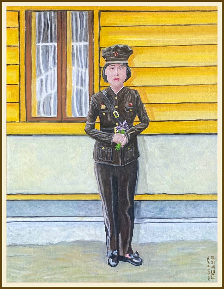 Partisan Camp Steward Painting by Roger Shepherd | Saatchi Art