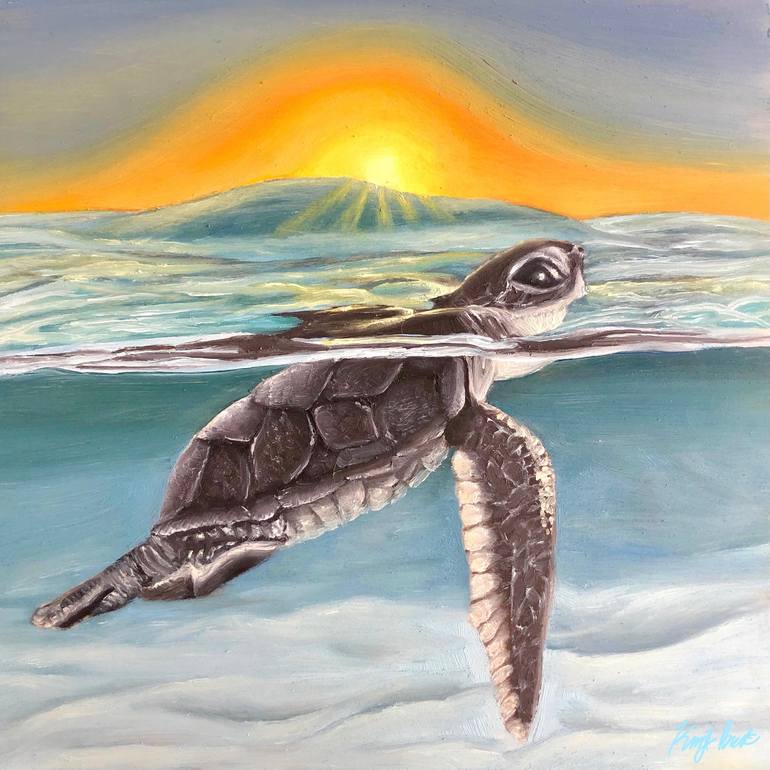 Curiosity Painting by Kaitlyn Beattie | Saatchi Art