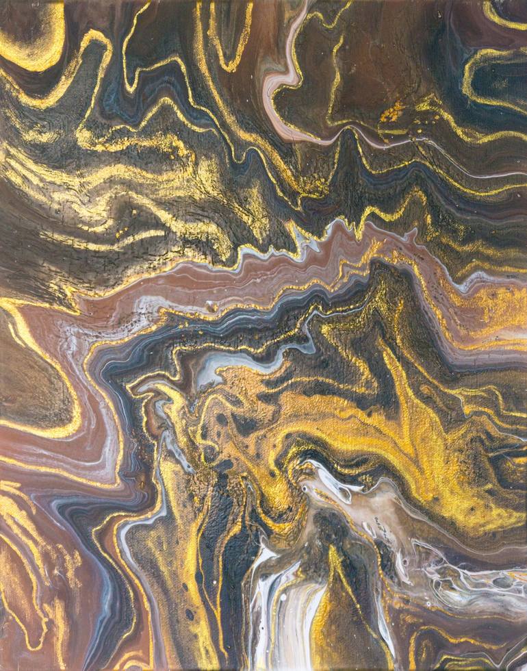 Antique gold Painting by Agere Art | Saatchi Art