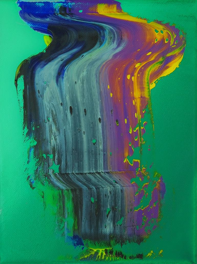 Reptilian juice Painting by Rorig Mirtos | Saatchi Art