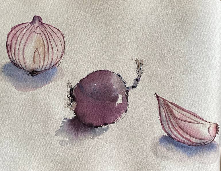 Onion Painting by Viktoriia Ivanova | Saatchi Art